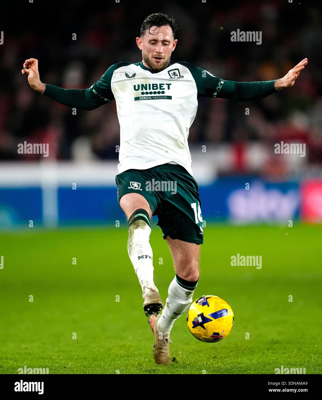 Middlesbrough's Alan Browne during the Sky Bet Championship match at ...
