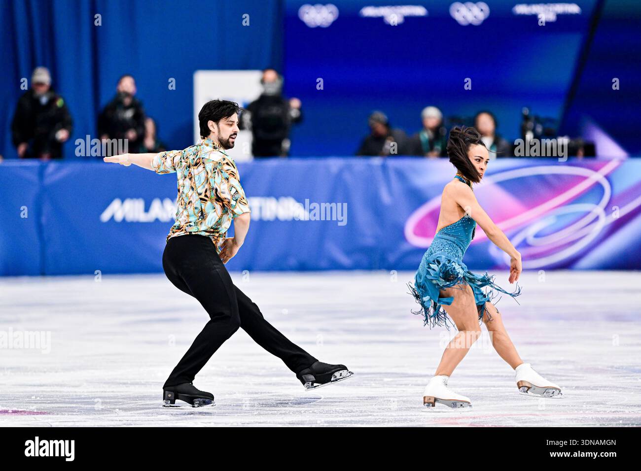 Jennifer JANSE van RENSBURG & Benjamin STEFFAN (GER), during Ice Dance ...