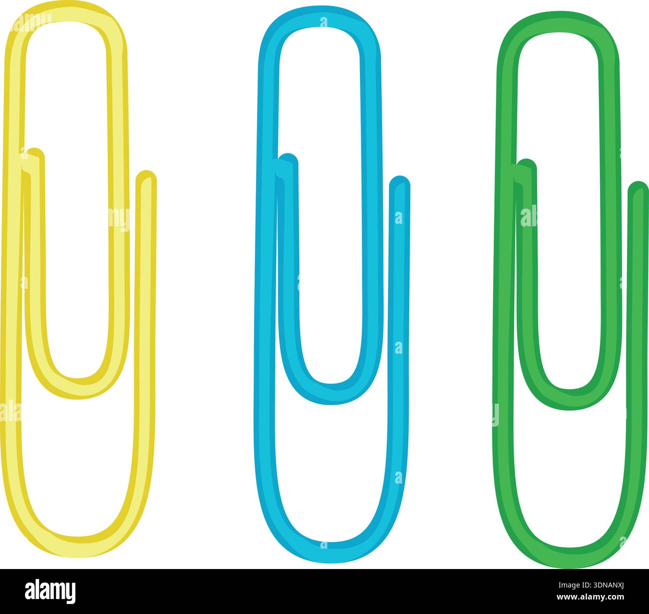 Cartoon paperclip hi-res stock photography and images - Alamy