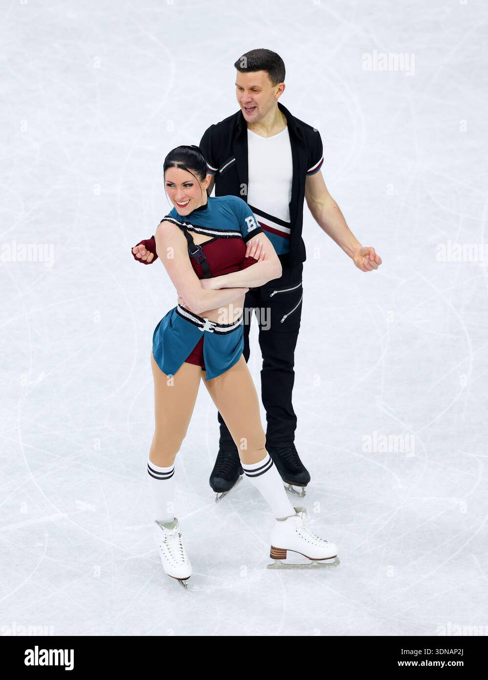 Italy's Charlene Guignard and Marco Fabbri during the Figure Skating ...