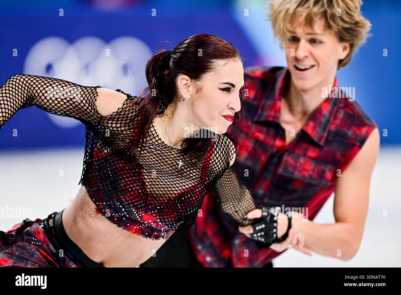 Diana DAVIS & Gleb SMOLKIN (GEO), during Ice Dance Rhythm Dance, at the ...