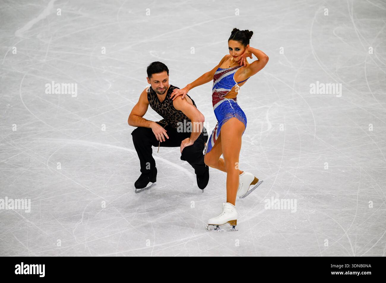 MILAN, ITALY. February 09: FEAR Lilah / GIBSON Lewis (GBR) compete in ...