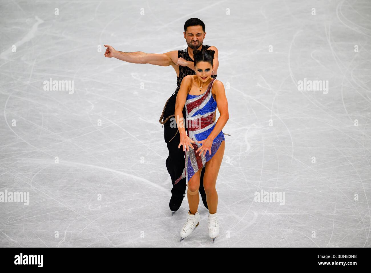 MILAN, ITALY. February 09: FEAR Lilah / GIBSON Lewis (GBR) compete in ...
