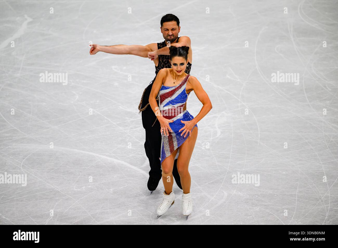MILAN, ITALY. February 09: FEAR Lilah / GIBSON Lewis (GBR) compete in ...
