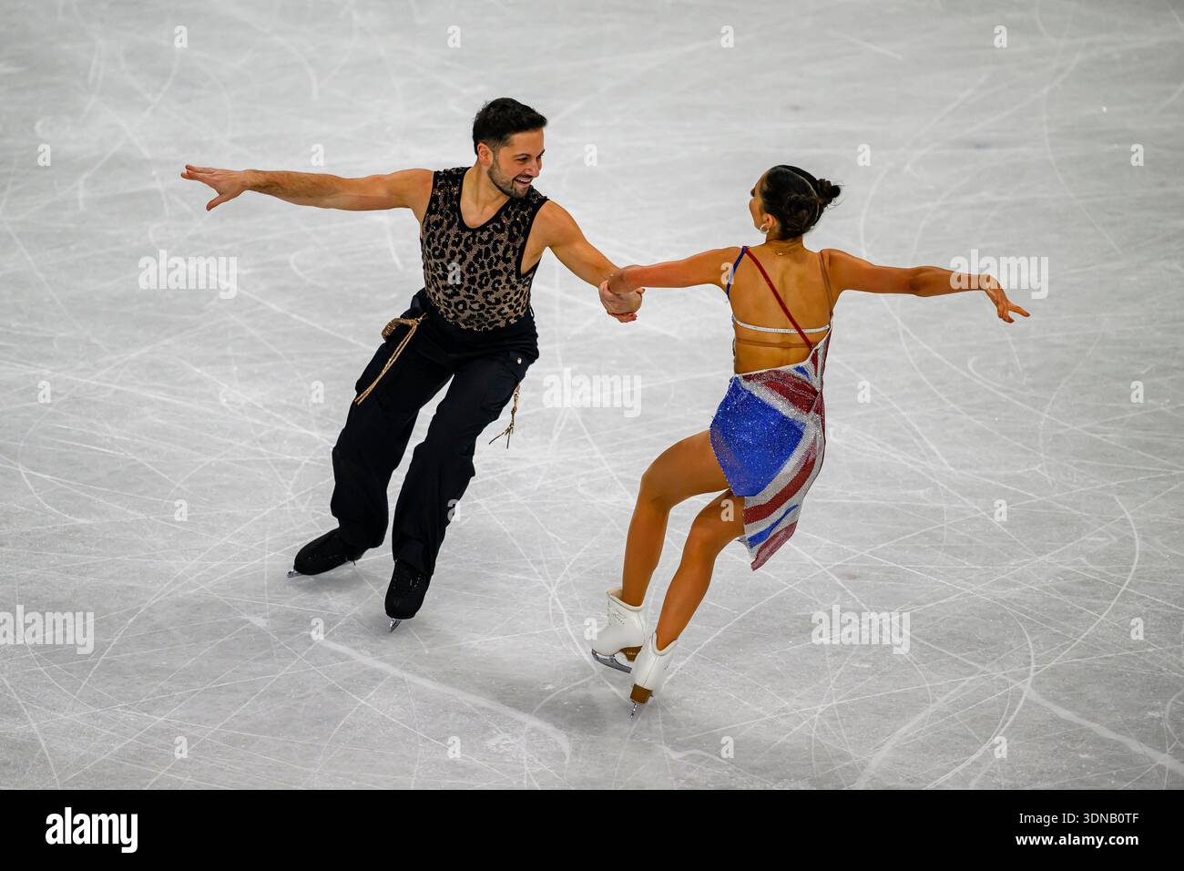 MILAN, ITALY. February 09: FEAR Lilah / GIBSON Lewis (GBR) compete in ...