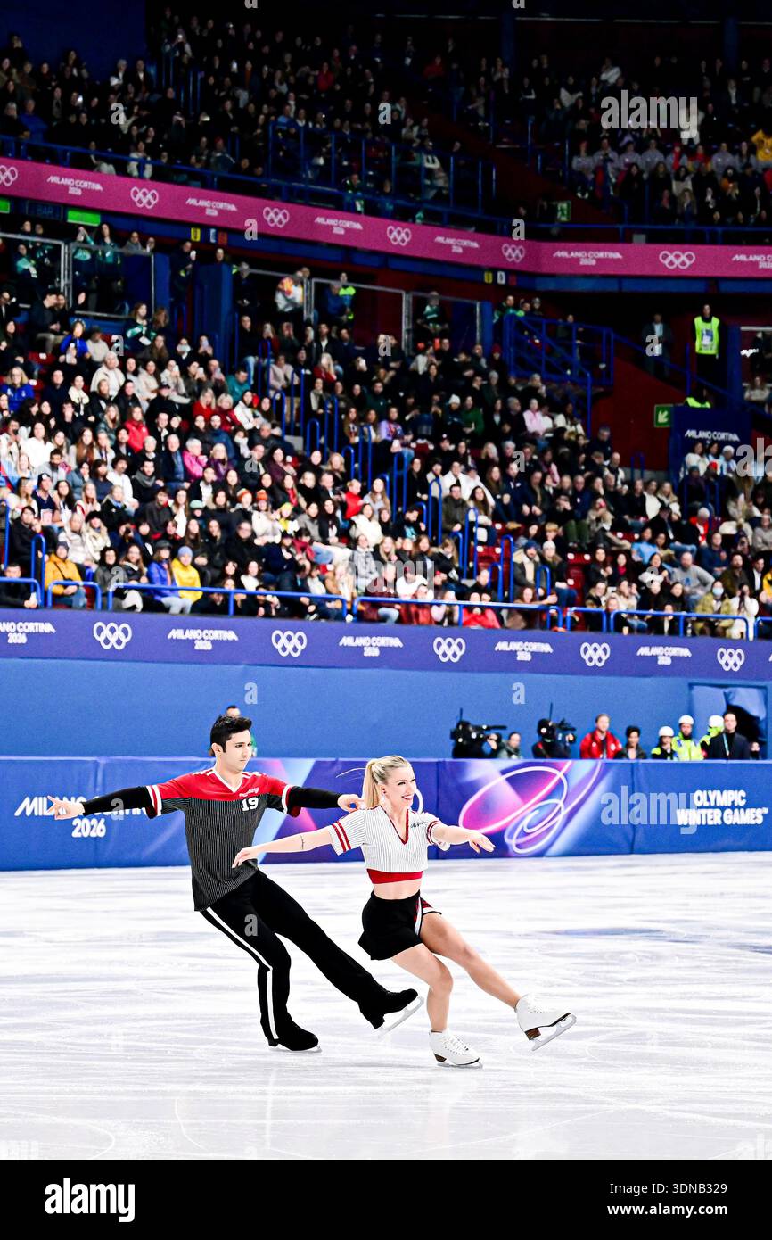 Marjorie LAJOIE & Zachary LAGHA (CAN), during Ice Dance Rhythm Dance ...