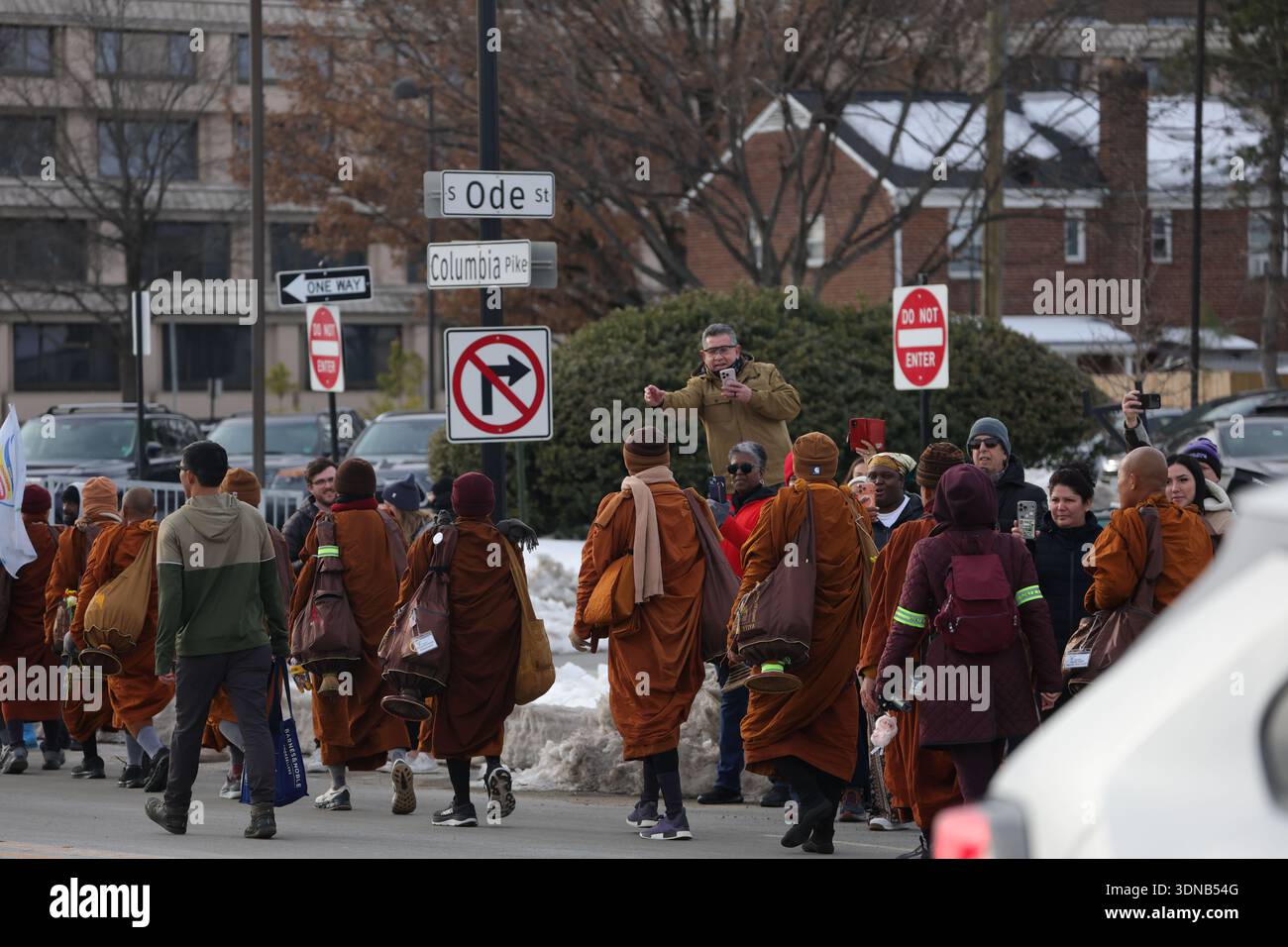 Arlington VA Feb 9: Walk for Peace continues in Pentagon City on ...