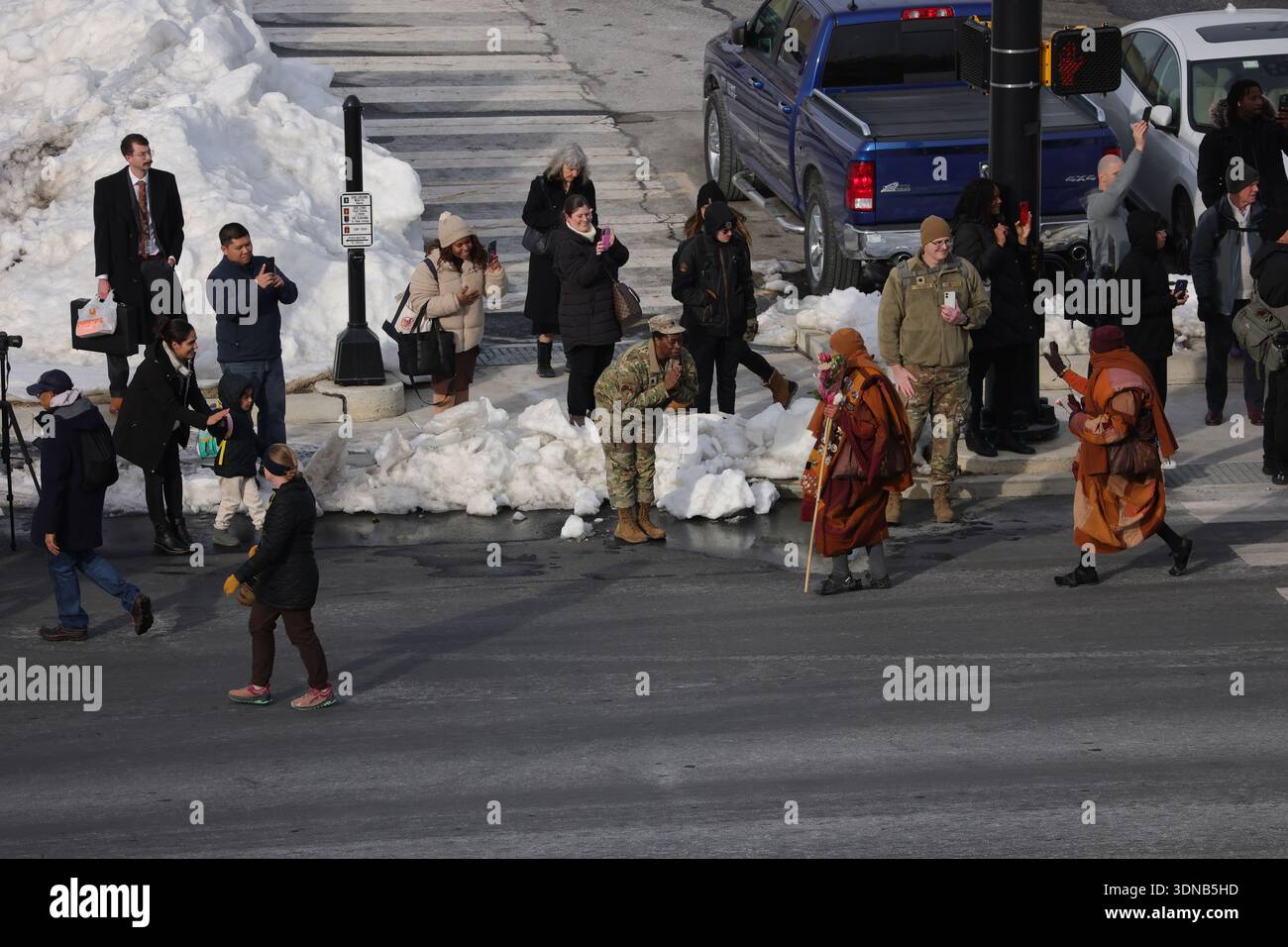 Arlington VA Feb 9: Walk for Peace continues in Pentagon City on ...