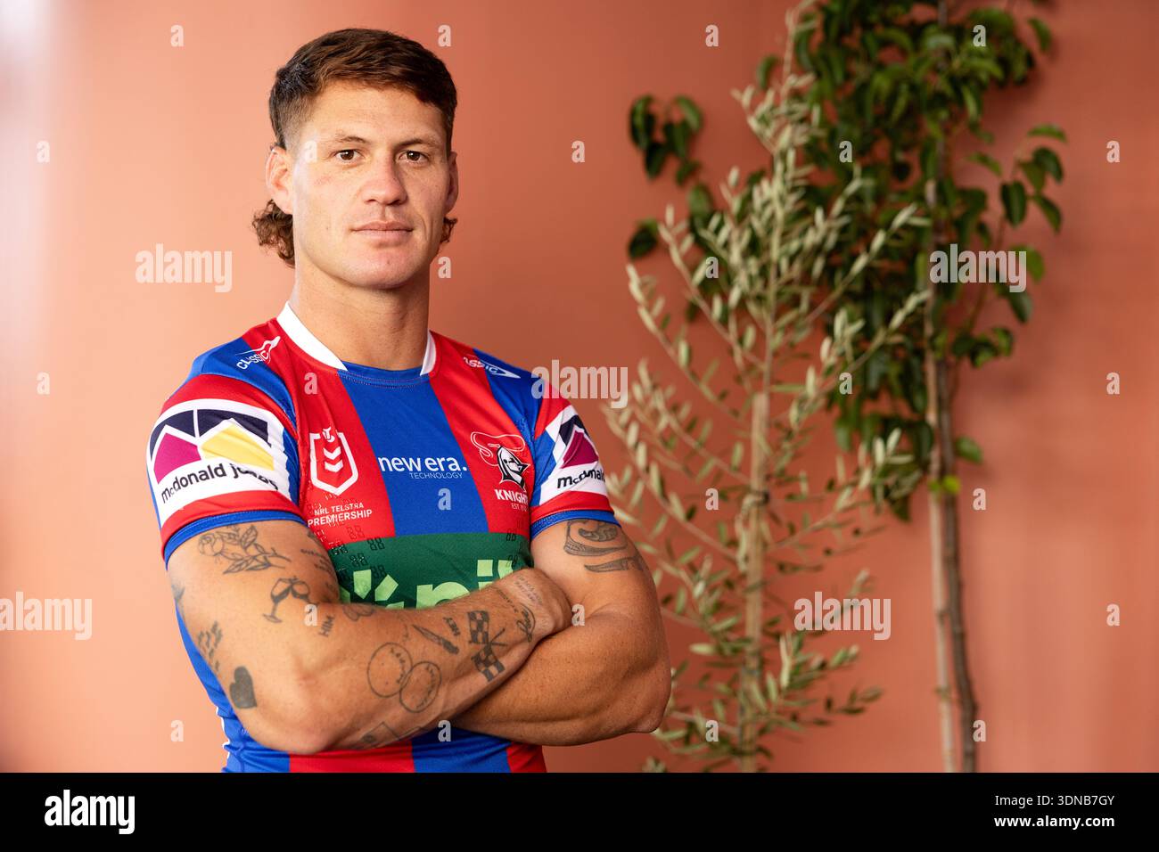 Kalyn Ponga of the Newcastle Knights poses during the 2026 NRL Season ...