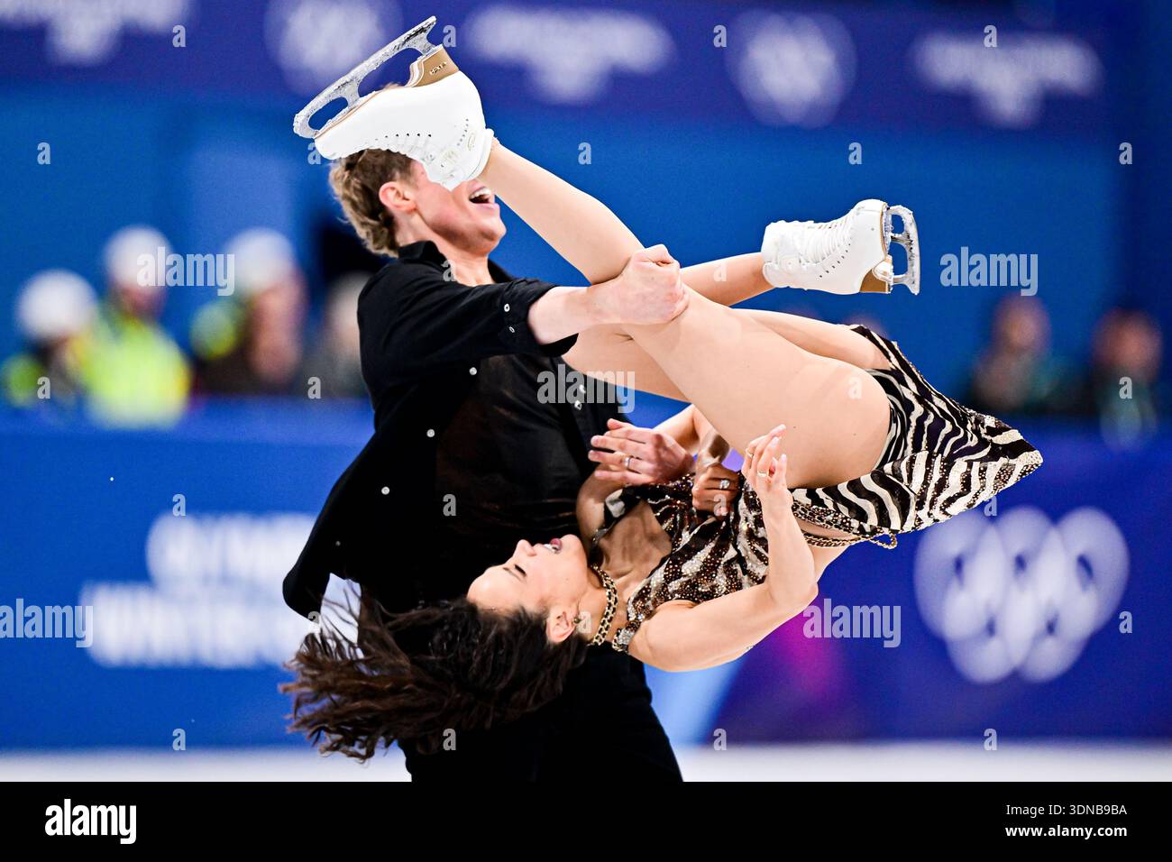 Madison CHOCK & Evan BATES (USA), during Ice Dance Rhythm Dance, at the ...