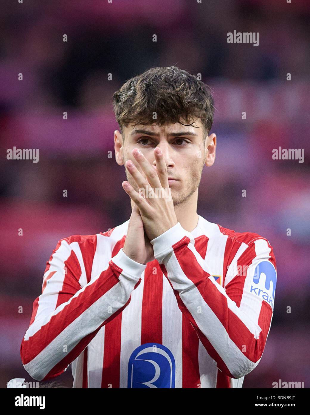 Atletico de Madrid's Rodrigo Mendoza during La Liga match. February 08 ...