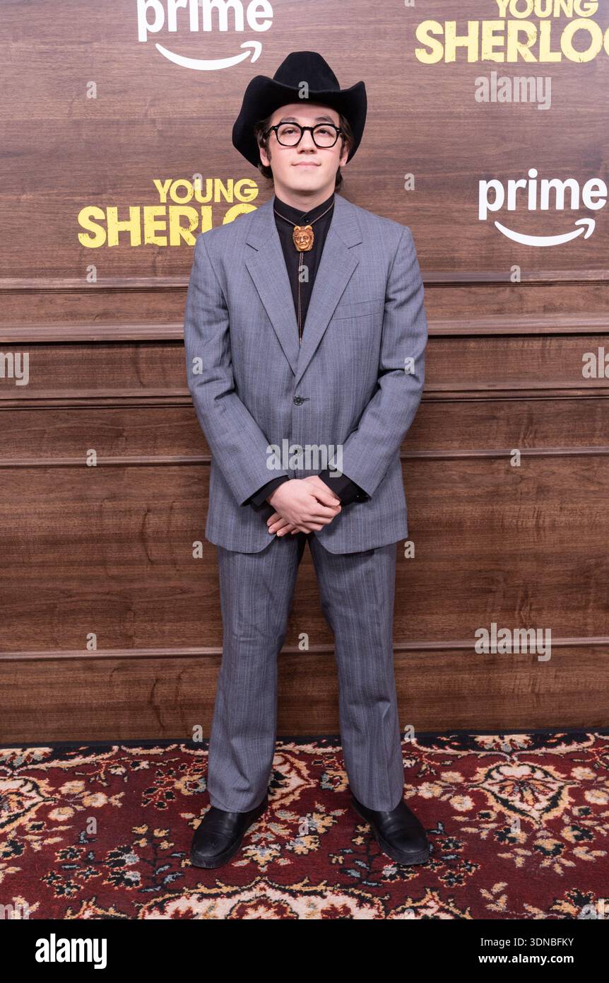 Matt Zeno attends special screening of Prime Video Young Sherlock at ...