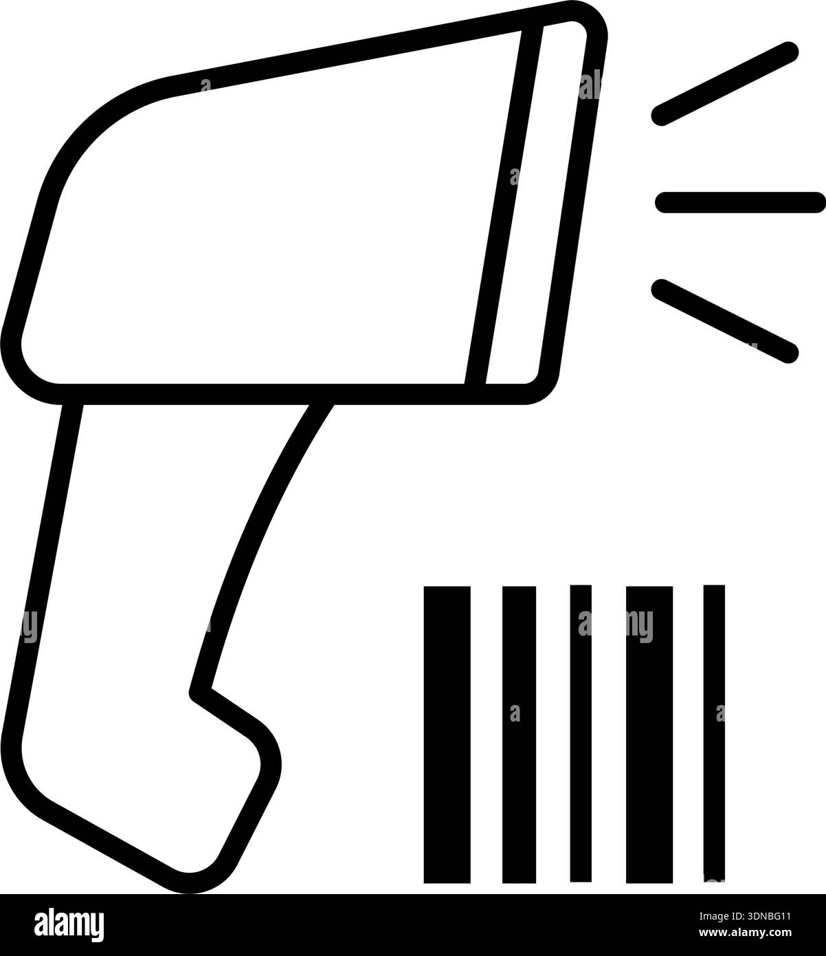 Bar code Scanner Icon vector illustration design templates simple and ...
