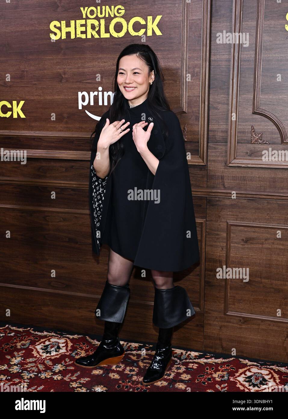 Zine Tseng attends a special screening of "Young Sherlock" at the SVA ...