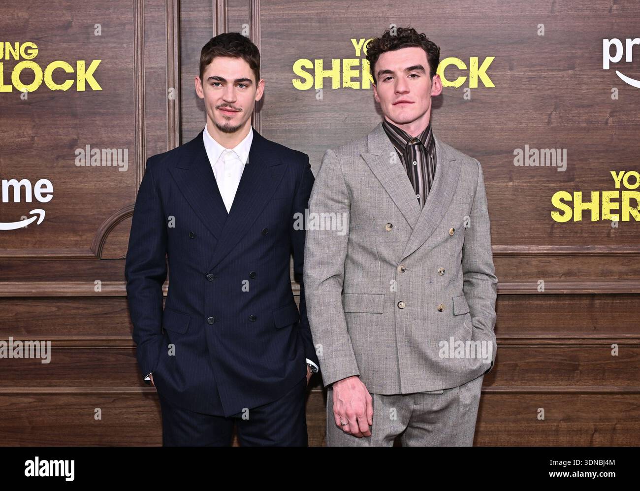 Hero Fiennes Tiffin, left, and Dónal Finn attend a special screening of ...