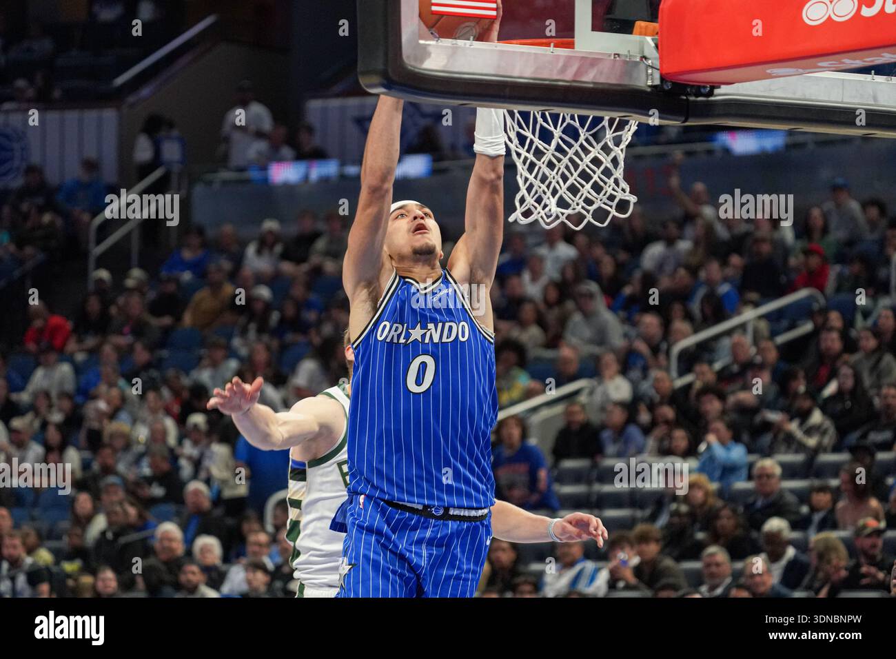 Orlando, Florida, USA, February 9, 2026, Orlando Magic guard Anthony ...