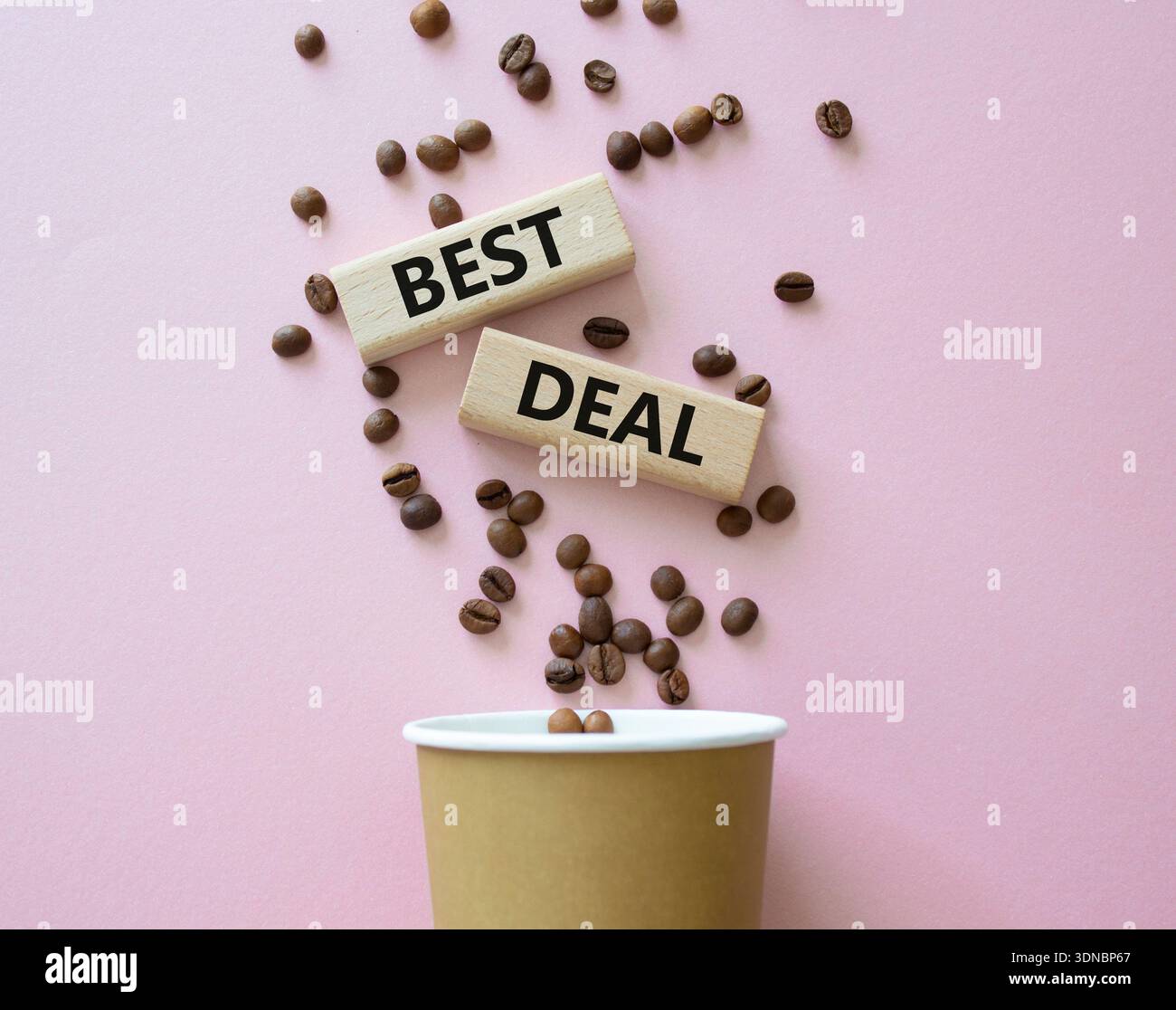 Best Deal symbol. Concept words Best Deal on beautiful wooden picture ...