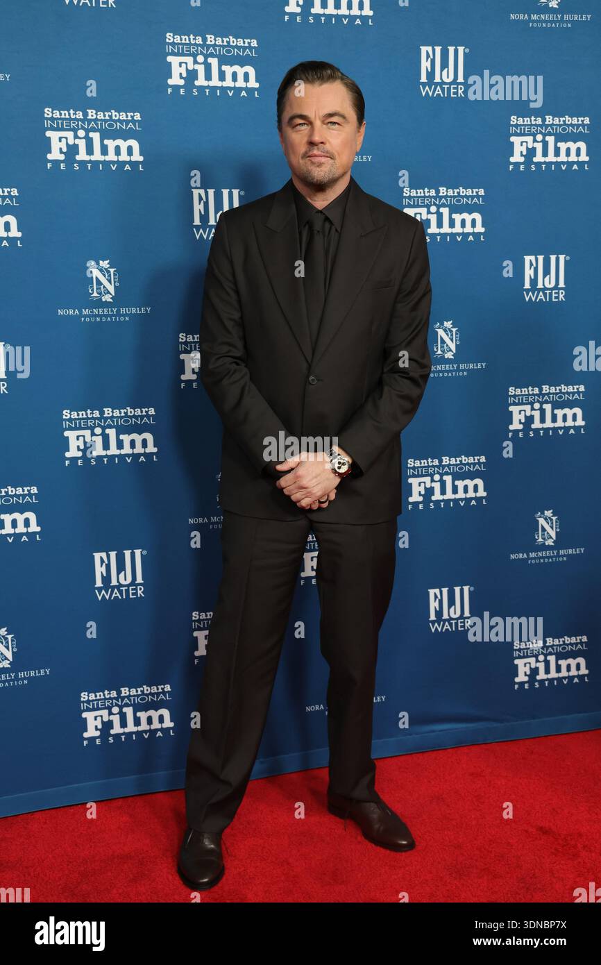 SANTA BARBARA, CALIFORNIA - FEBRUARY 09: Leonardo DiCaprio at the 41st ...