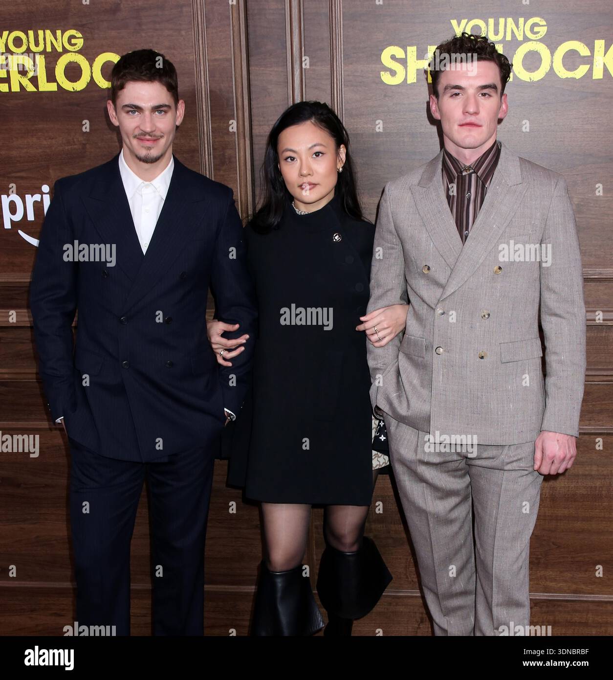 Hero Fiennes Tiffin, Zine Tseng and Donal Finn attending the 'Young ...