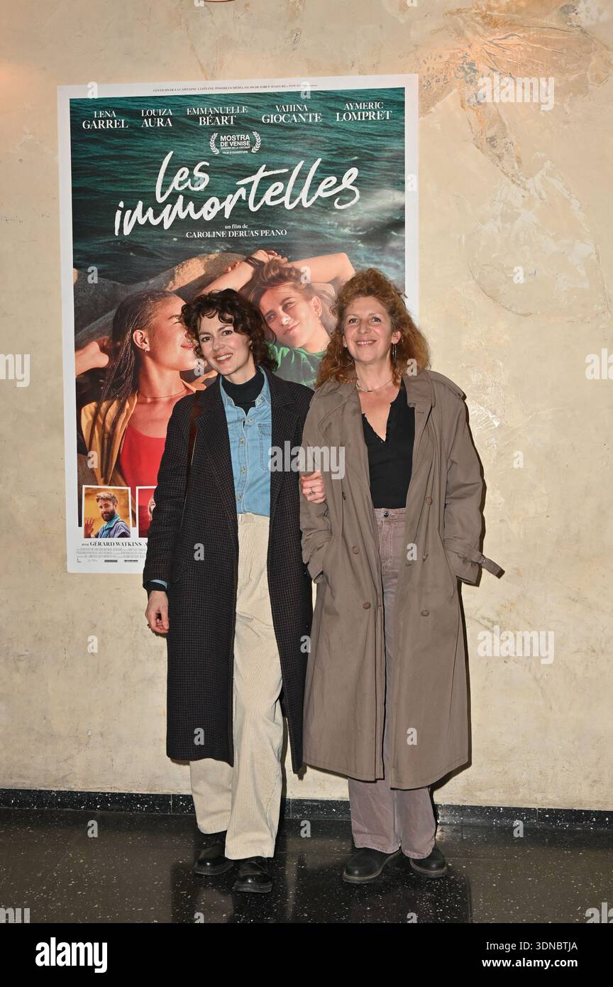 Baya Kasmi and guest attending to the premiere of ‘Les immortelles ...