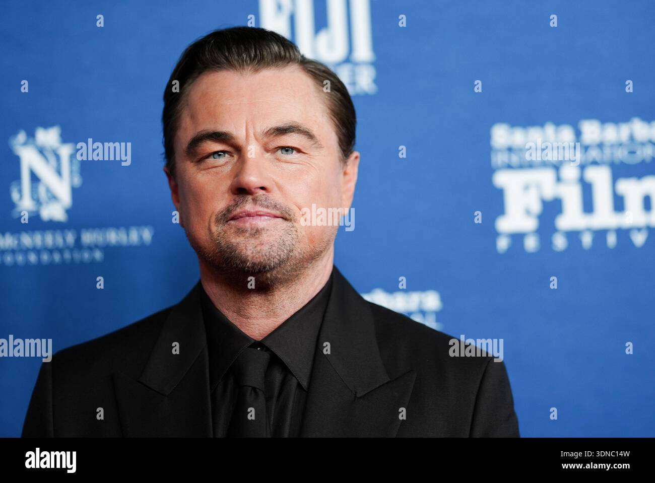 Leonardo DiCaprio arrives at the Hammond Cinema Vanguard Award ceremony ...