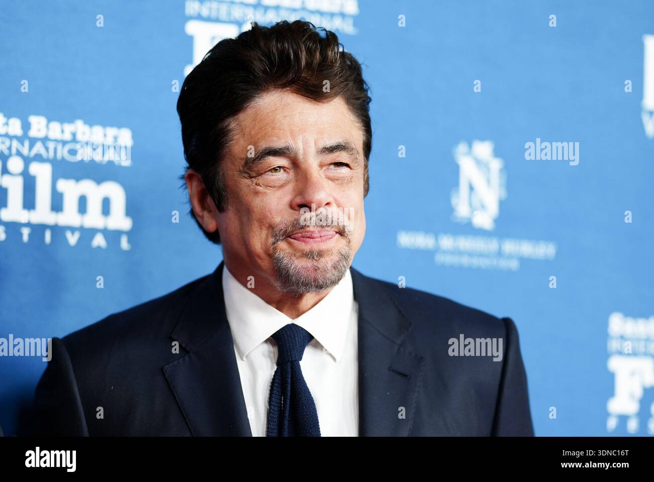 Benicio del Toro arrives at the Hammond Cinema Vanguard Award ceremony ...