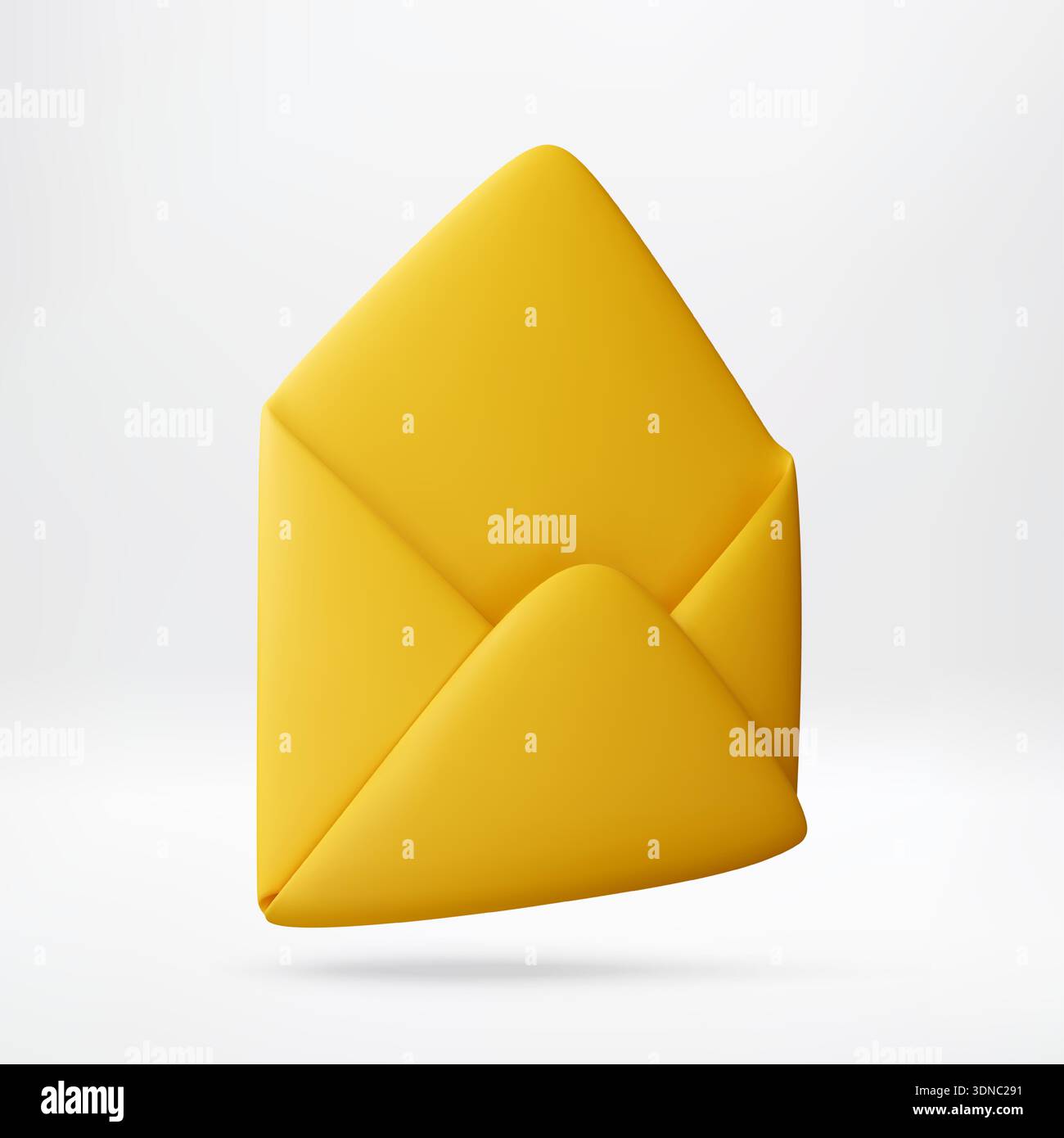 White envelope mockup front Stock Vector Images - Alamy