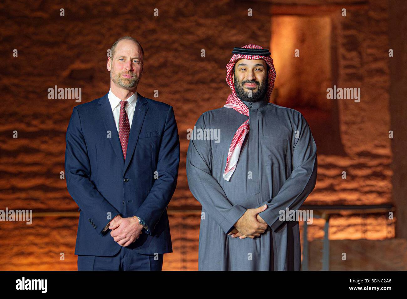 Saudi Crown Prince Mohammed bin Salman (also known as MBS) and England ...