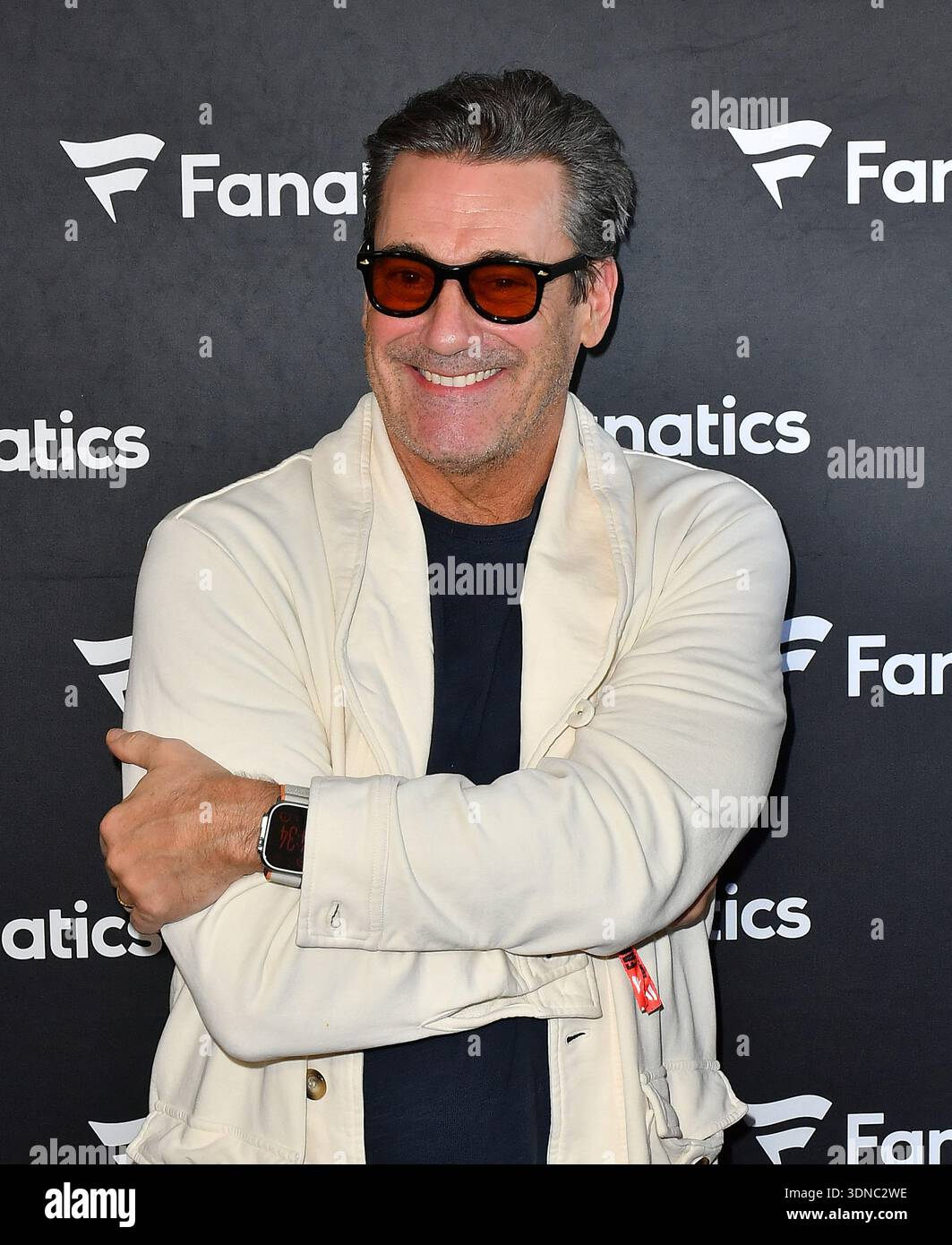 Jon Hamm attends the 2026 Fanatics Super Bowl Party on February 07 ...