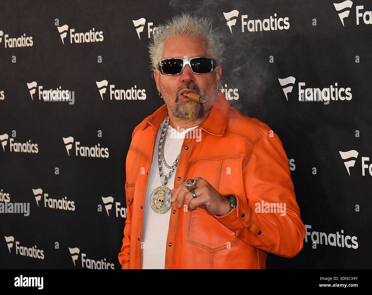 Guy Fieri attends the 2026 Fanatics Super Bowl Party on February 07 ...