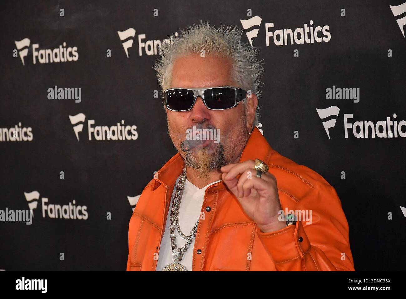 Guy Fieri attends the 2026 Fanatics Super Bowl Party on February 07 ...