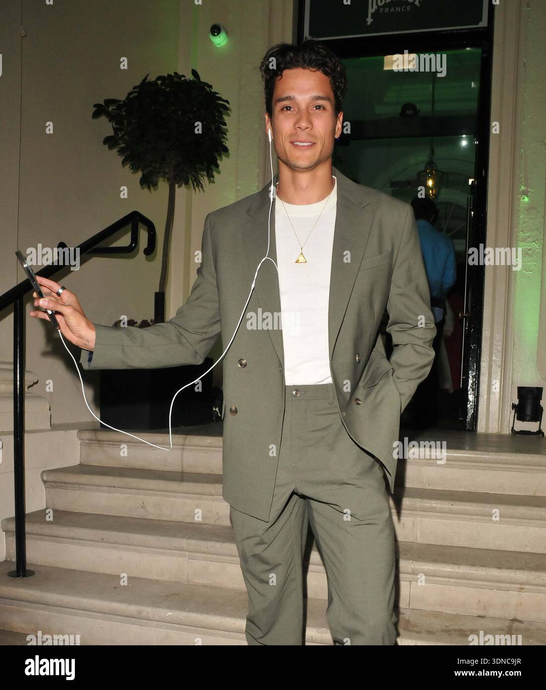 Miles Nazaire at the Maison Perrier sparkling drinks party, 10-11 ...