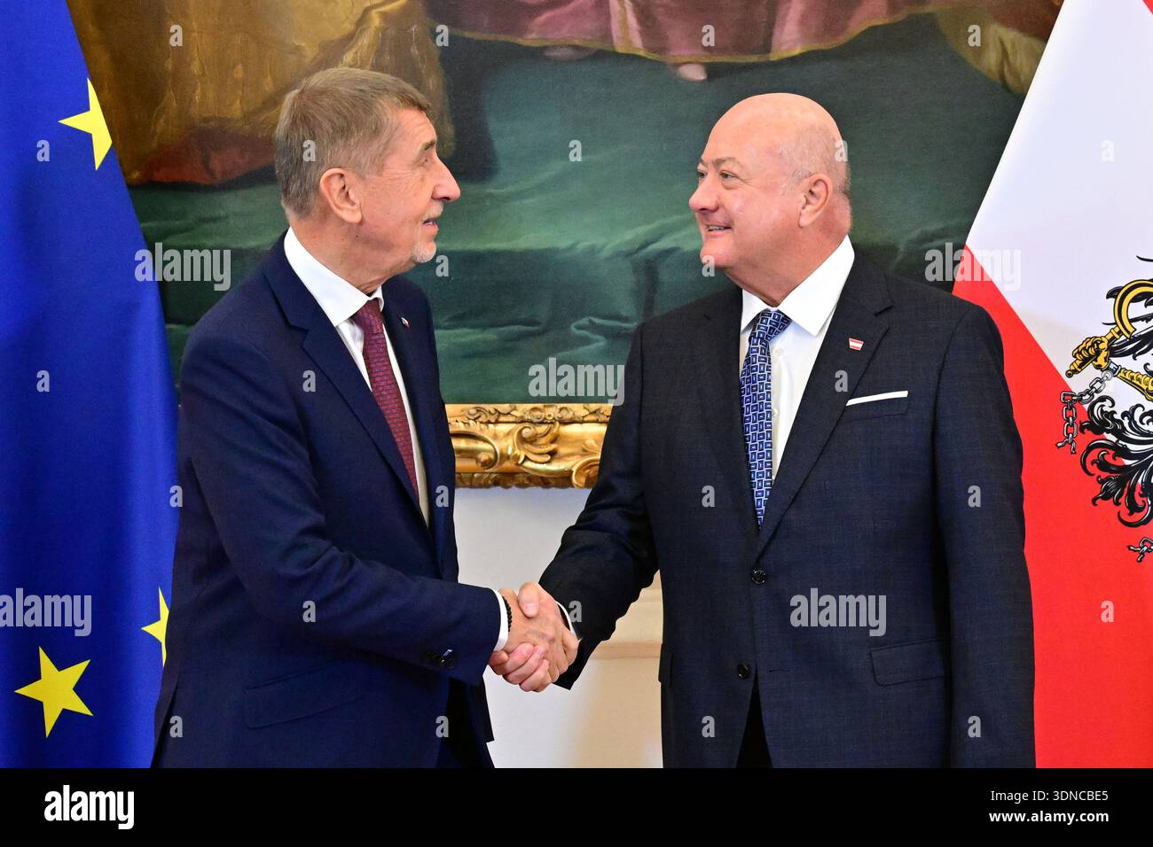Vienna, Austria. 10th Feb, 2026. Czech Prime Minister Andrej Babis ...