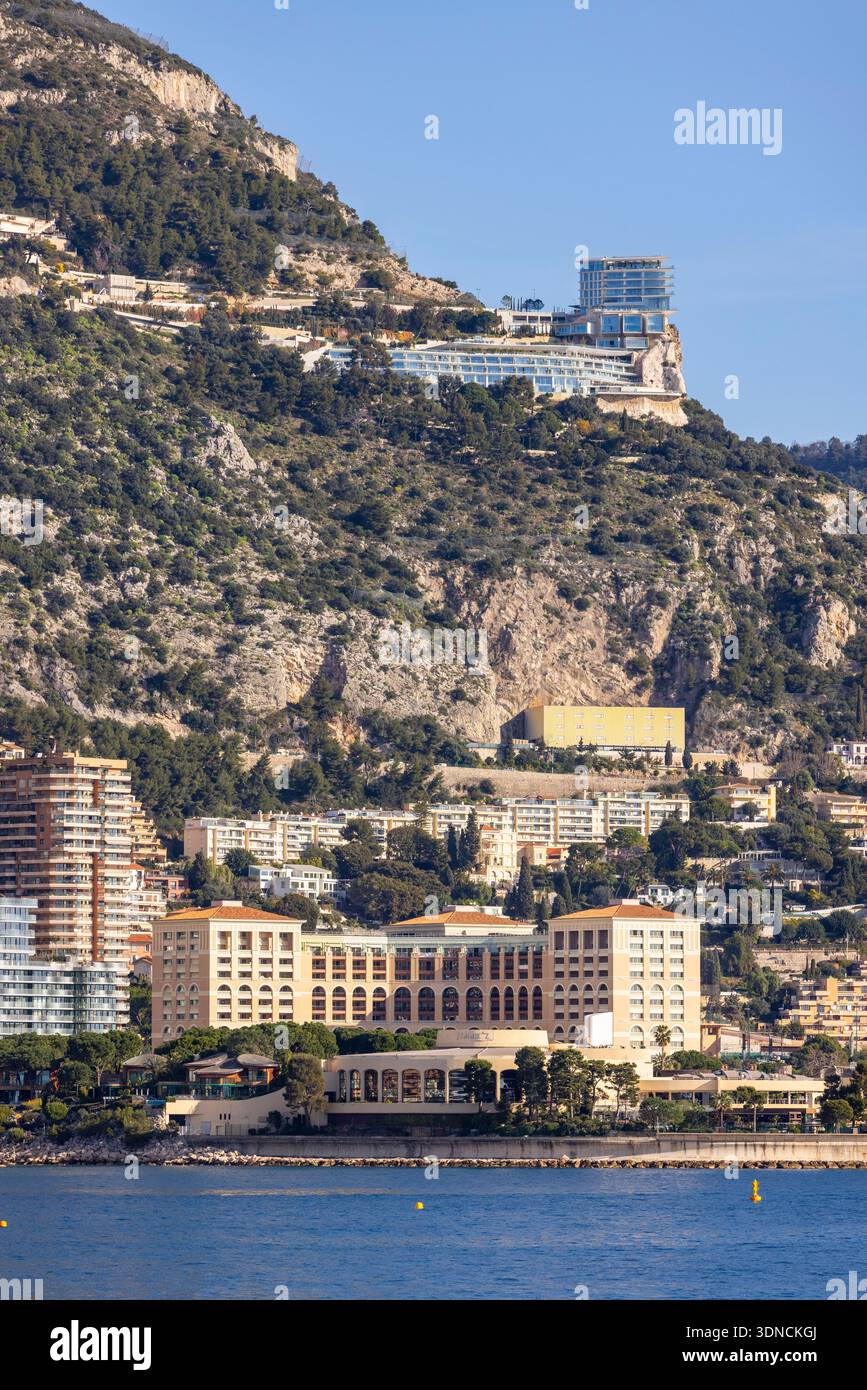 Principality of Monaco, Monaco, the Monte Carlo Bay hotel overlooked by ...