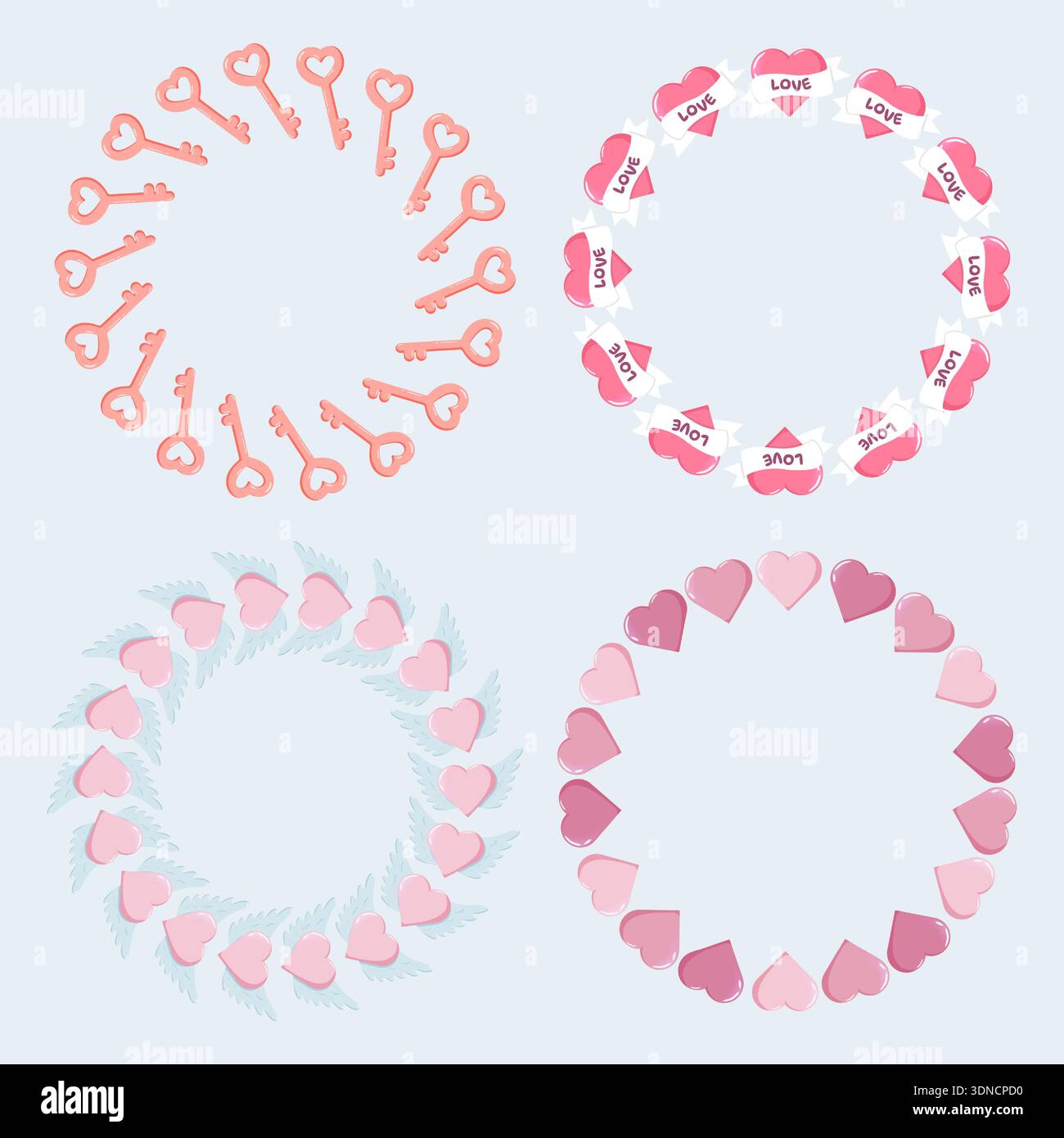 Valentine motif Stock Vector Images - Alamy