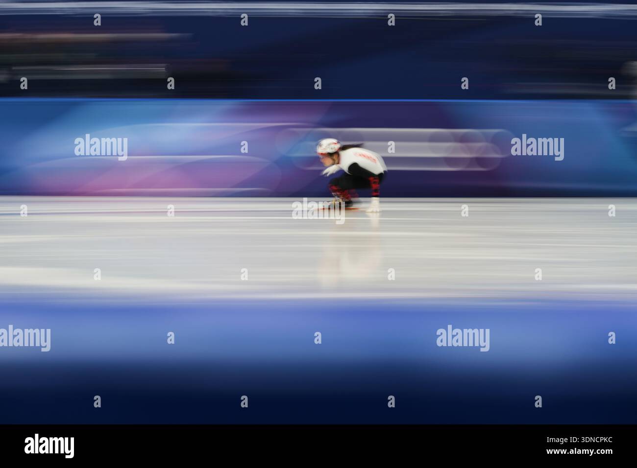 Courtney Sarault of Canada competes in the women's 500 meter short ...