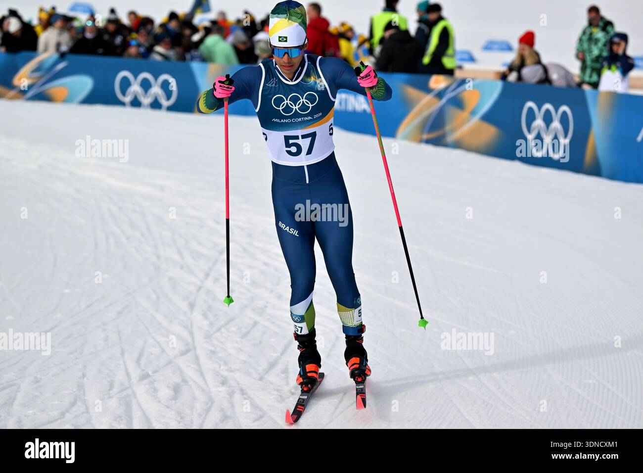 Tersero, Italy, February 10th 2026. Manex Silva of Brazil in action ...