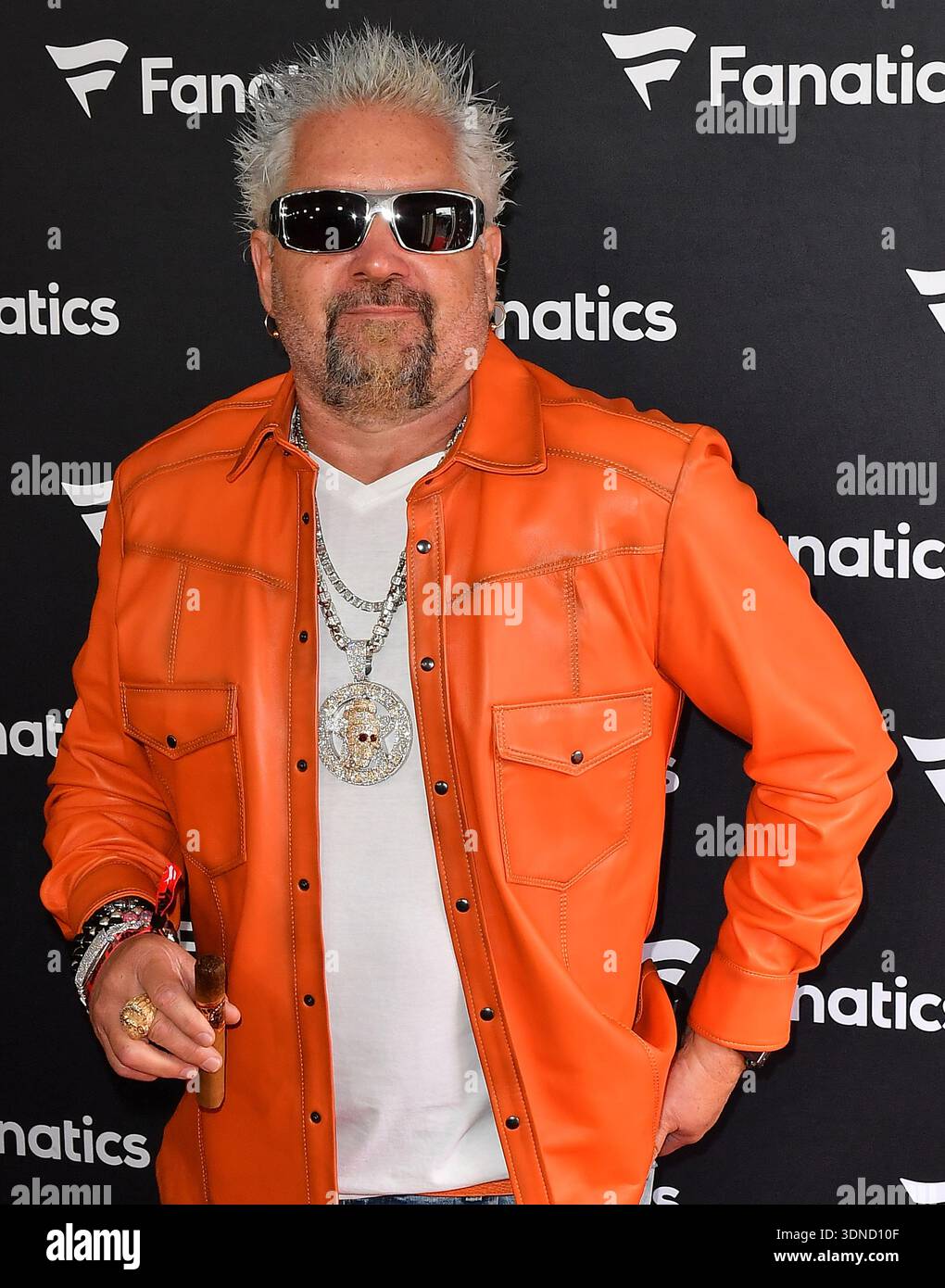 Guy Fieri attends the 2026 Fanatics Super Bowl Party at Pier 48 Stock ...