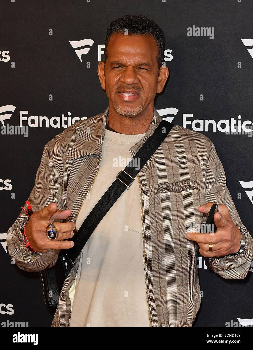 Andre Reed attends the 2026 Fanatics Super Bowl Party at Pier 48 ...