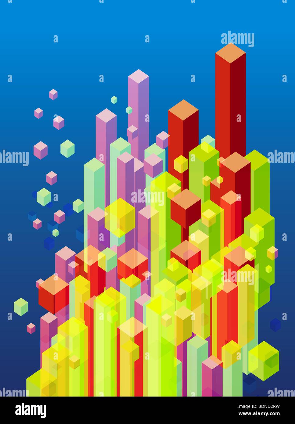 Graphic 3d blocks hi-res stock photography and images - Alamy