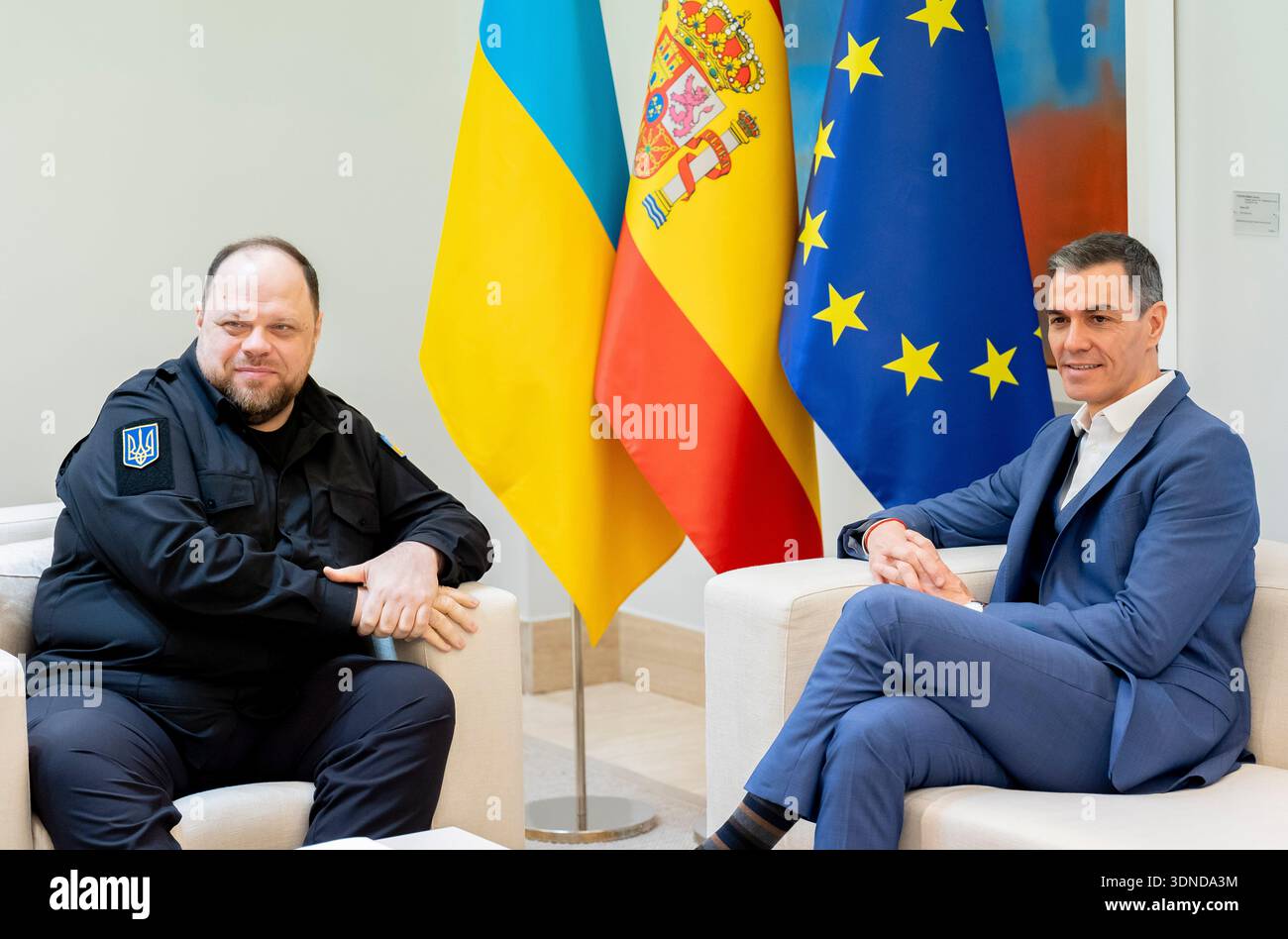 The President of the Government, Pedro Sánchez, receives the President ...