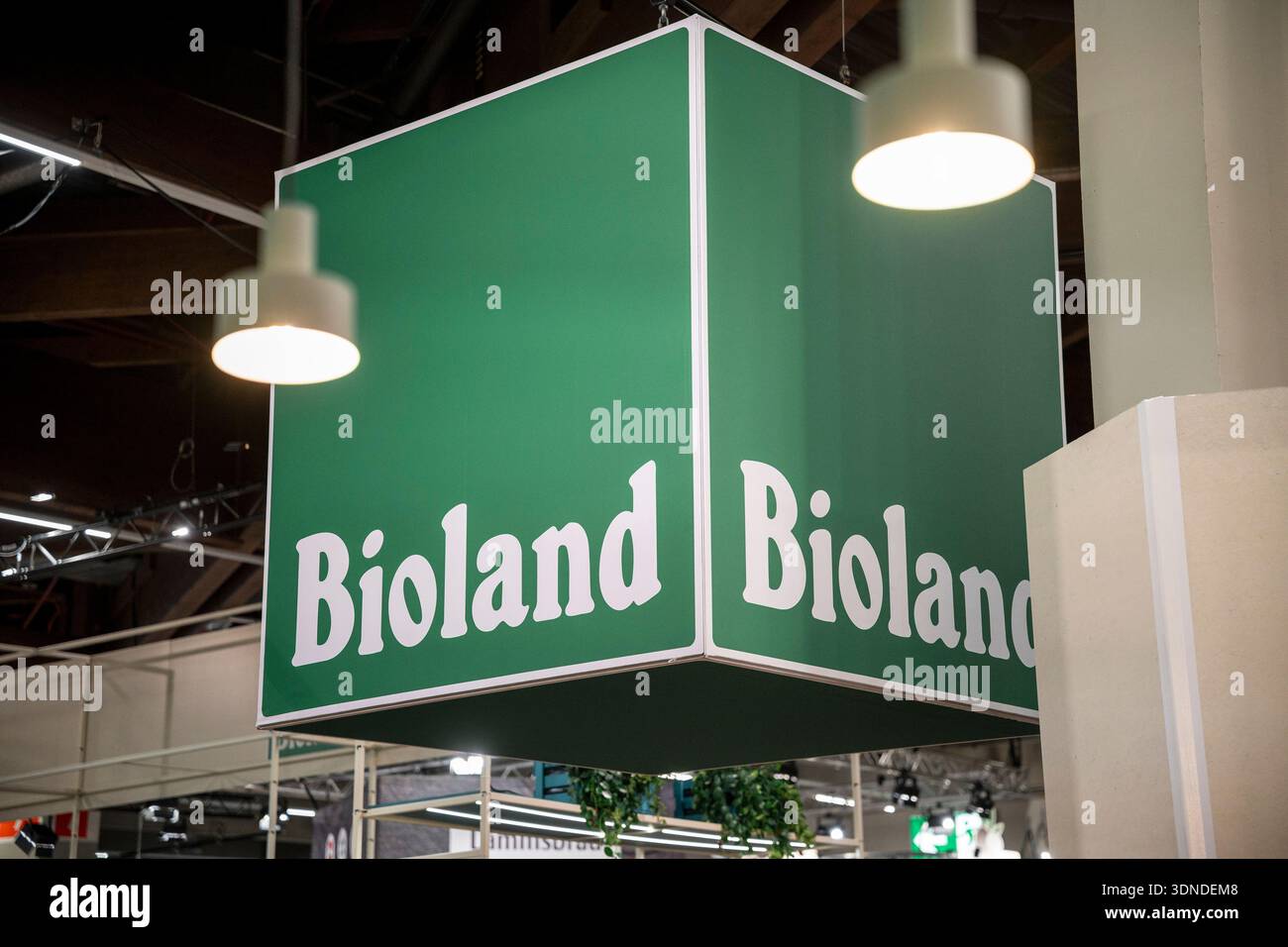 10 February 2026, Bavaria, Nuremberg: The Bioland e.V. logo will be at ...