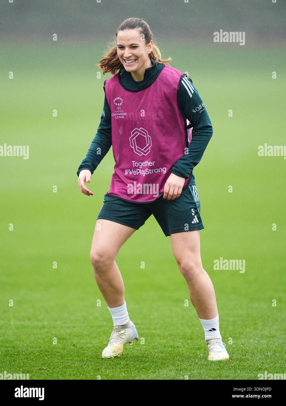 Arsenal's Laia Codina during a training session at the Sobha Realty ...