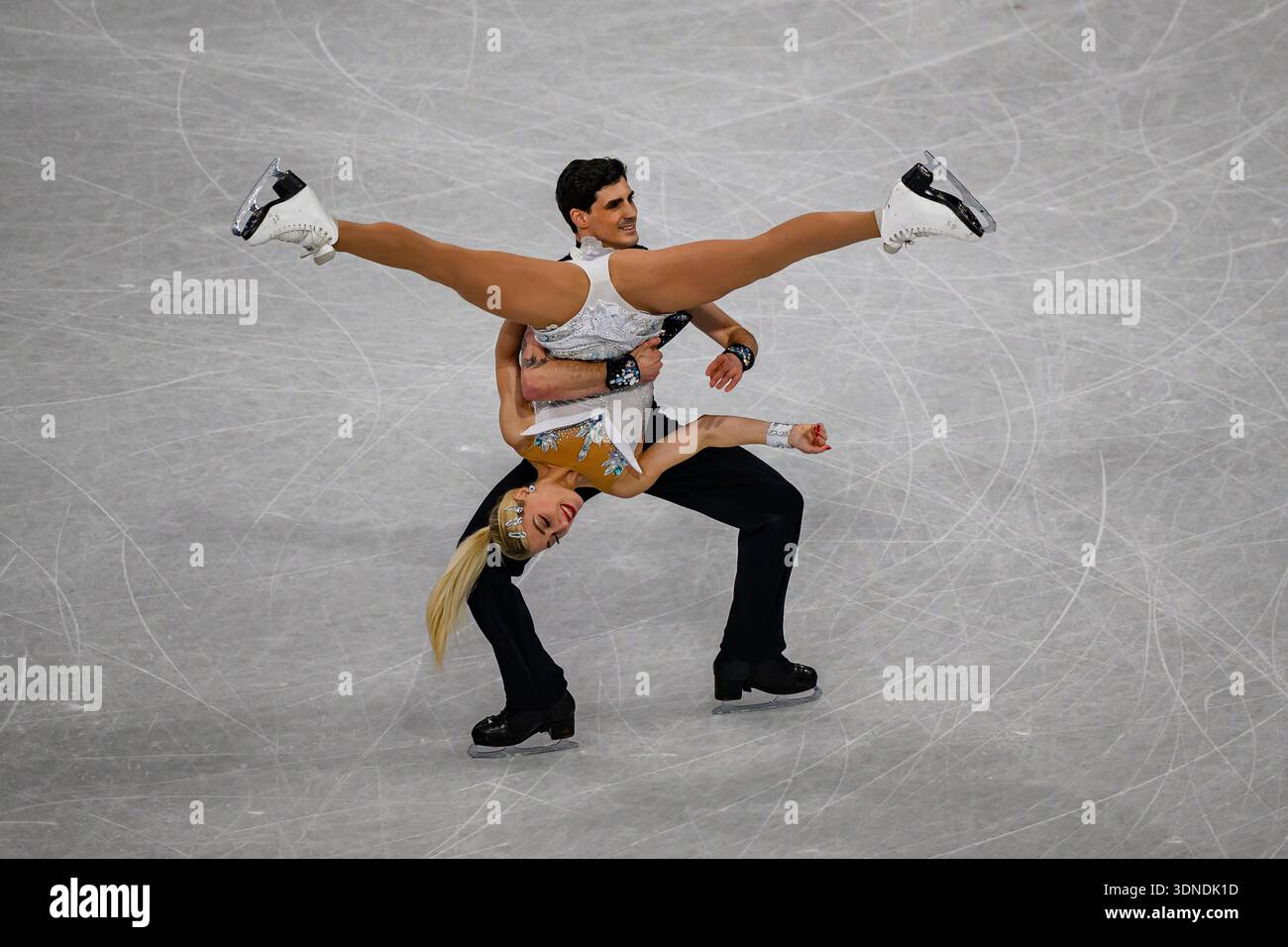 MILAN, ITALY. February 09: GILLES Piper / POIRIER Paul (CAN) compete in ...