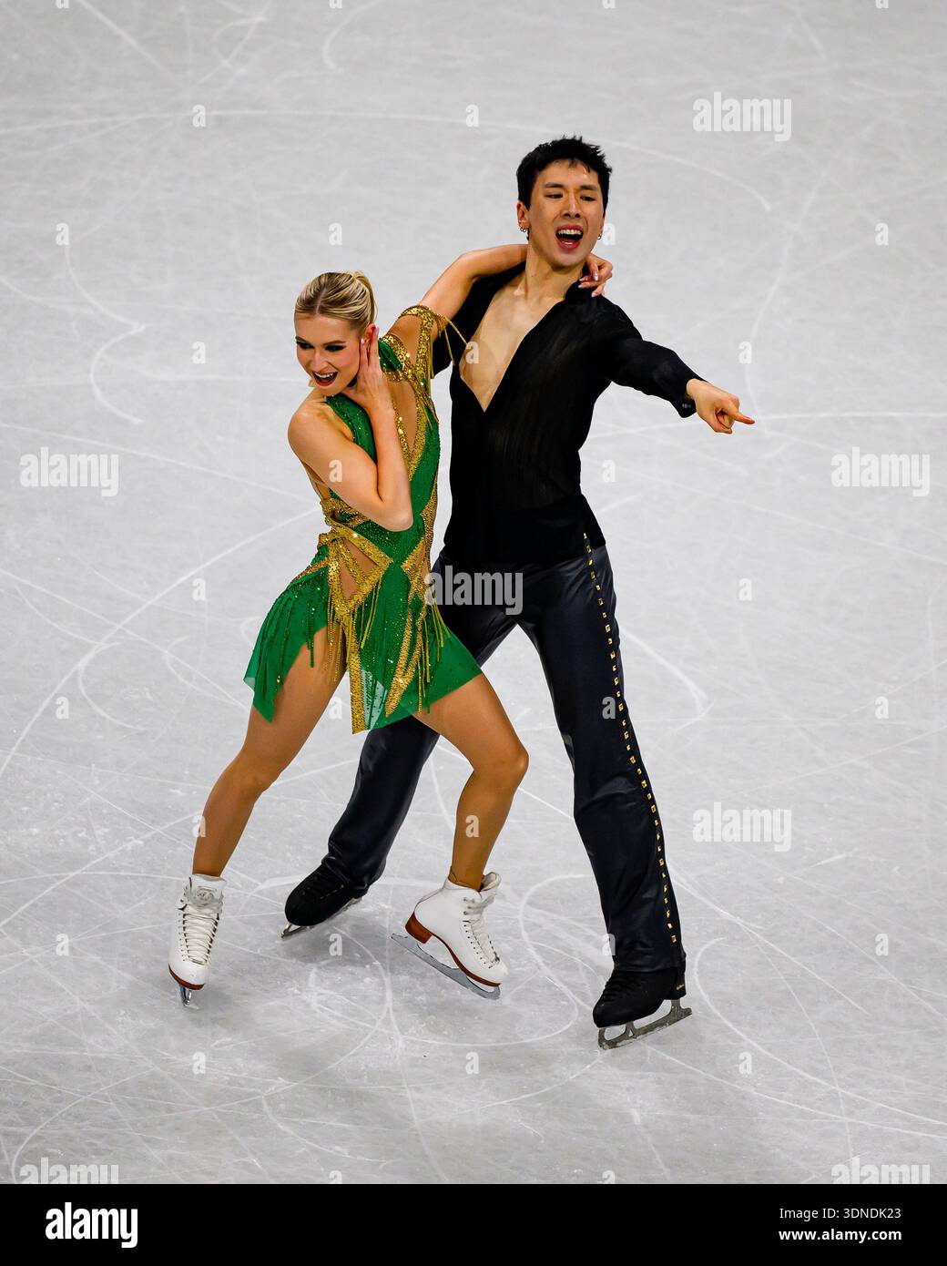 MILAN, ITALY. February 09: HARRIS Holly / CHAN Jason (AUS) compete in ...