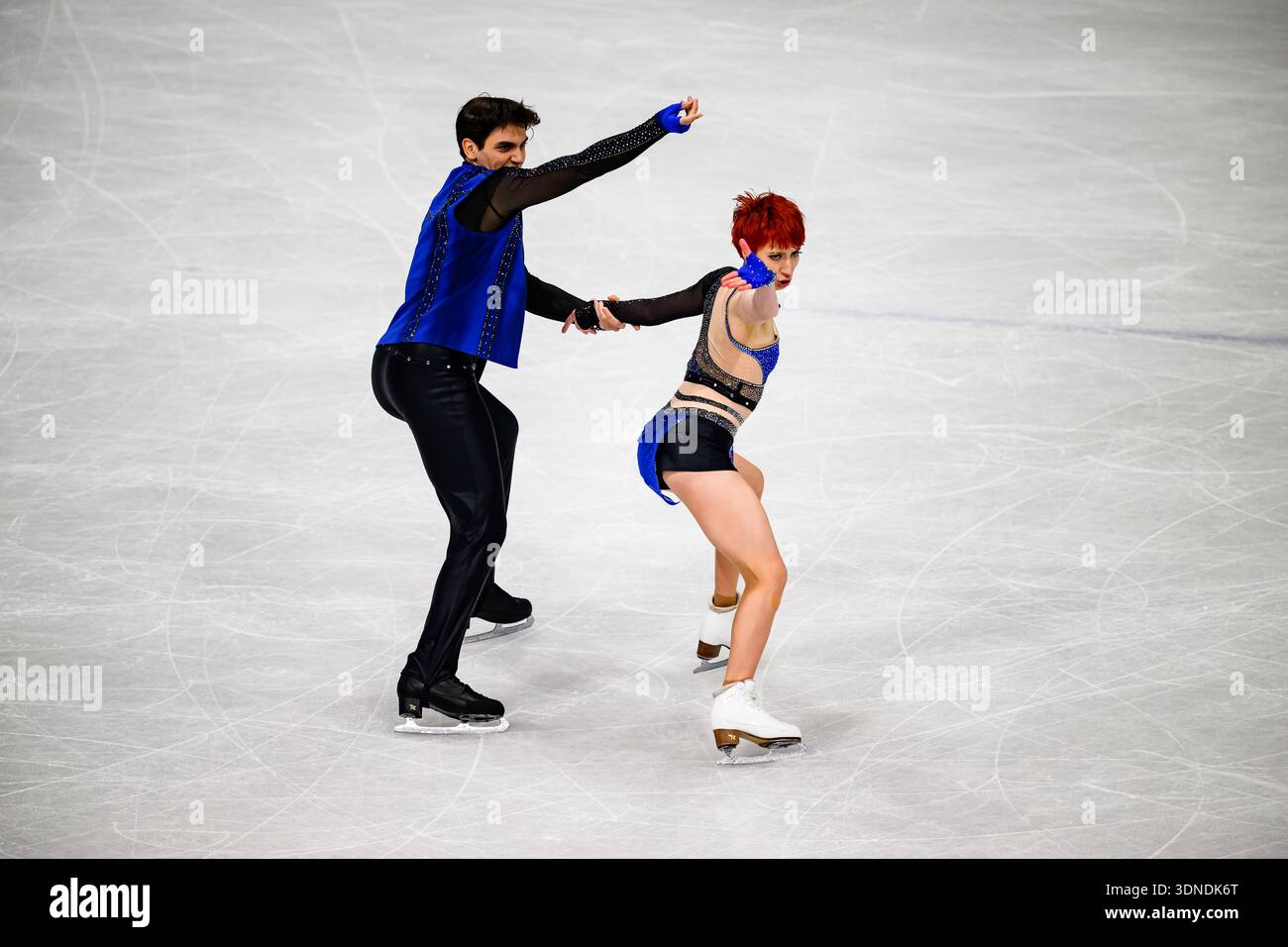 MILAN, ITALY. February 09: LOPAREVA Evgeniia / BRISSAUD Geoffrey (FRA ...