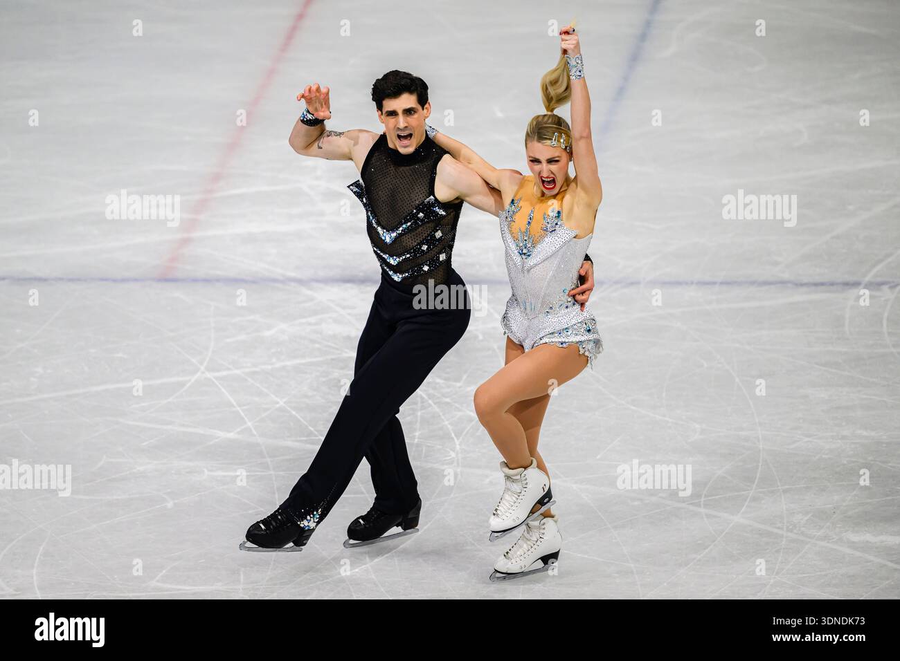 MILAN, ITALY. February 09: GILLES Piper / POIRIER Paul (CAN) compete in ...