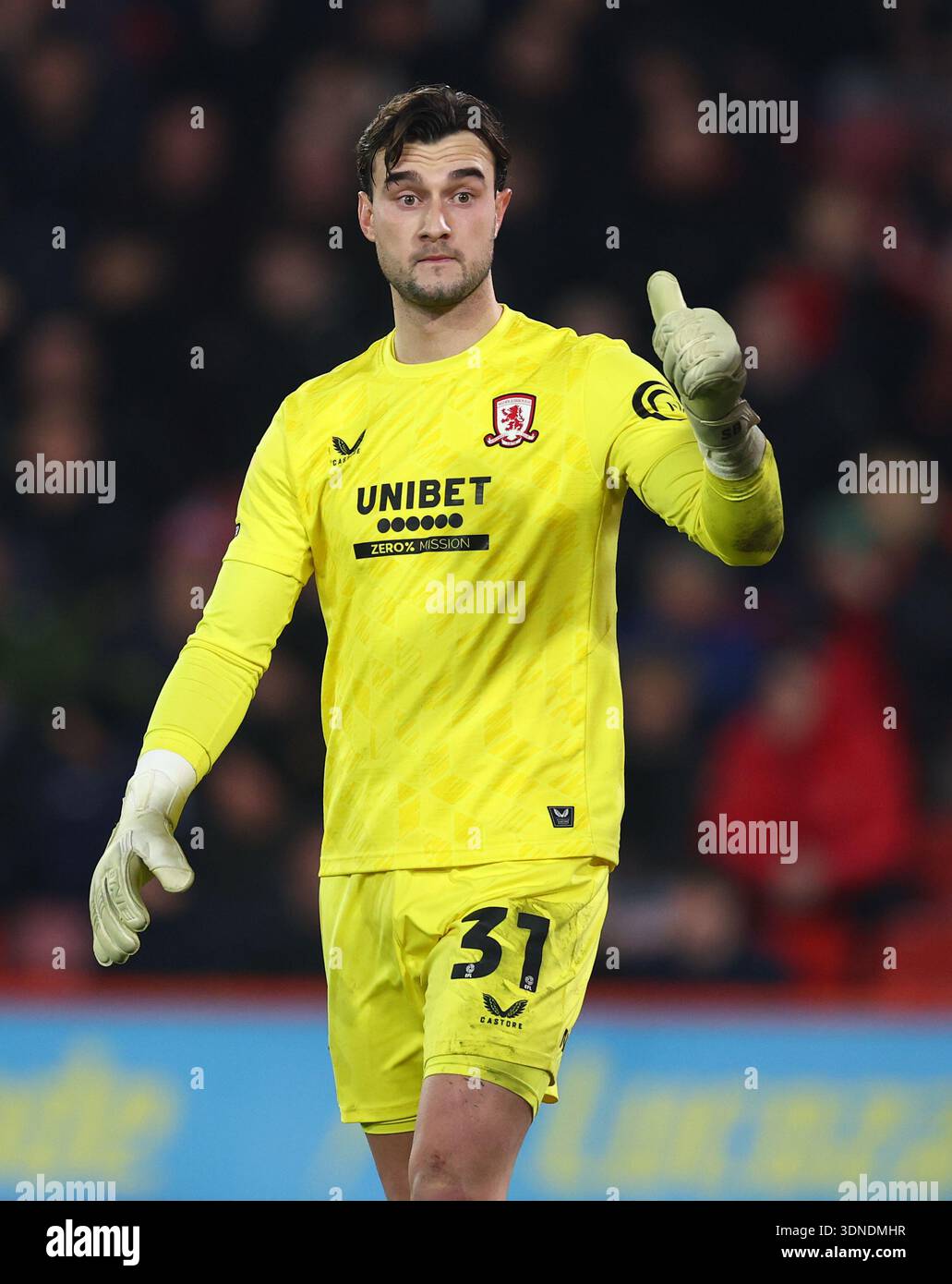 Sheffield, England, 9th February 2026. Sol Brynn of Middlesbrough ...