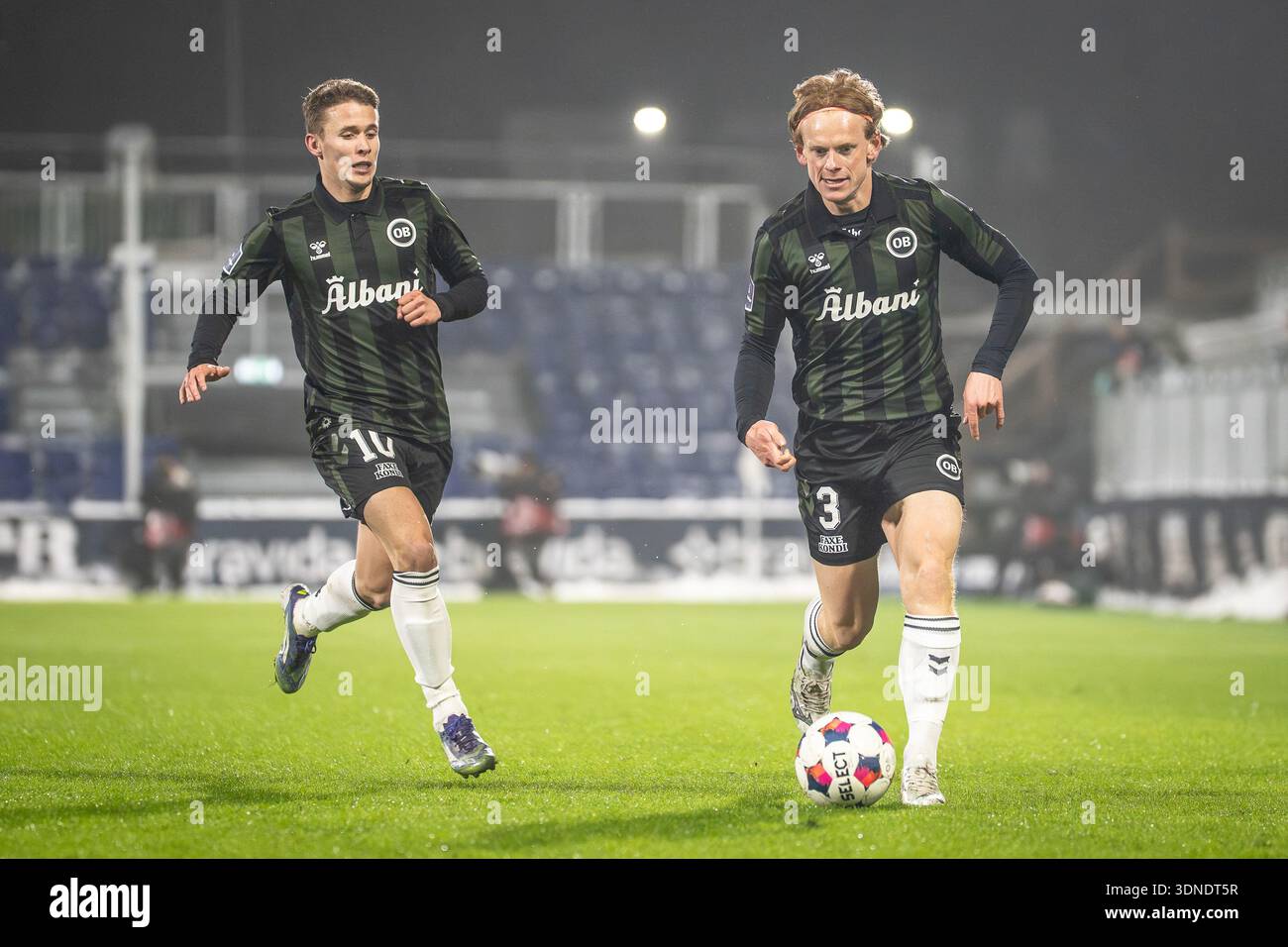 Aarhus, Denmark. 09th, February 2026. Adam Sorensen (3) of OB seen ...