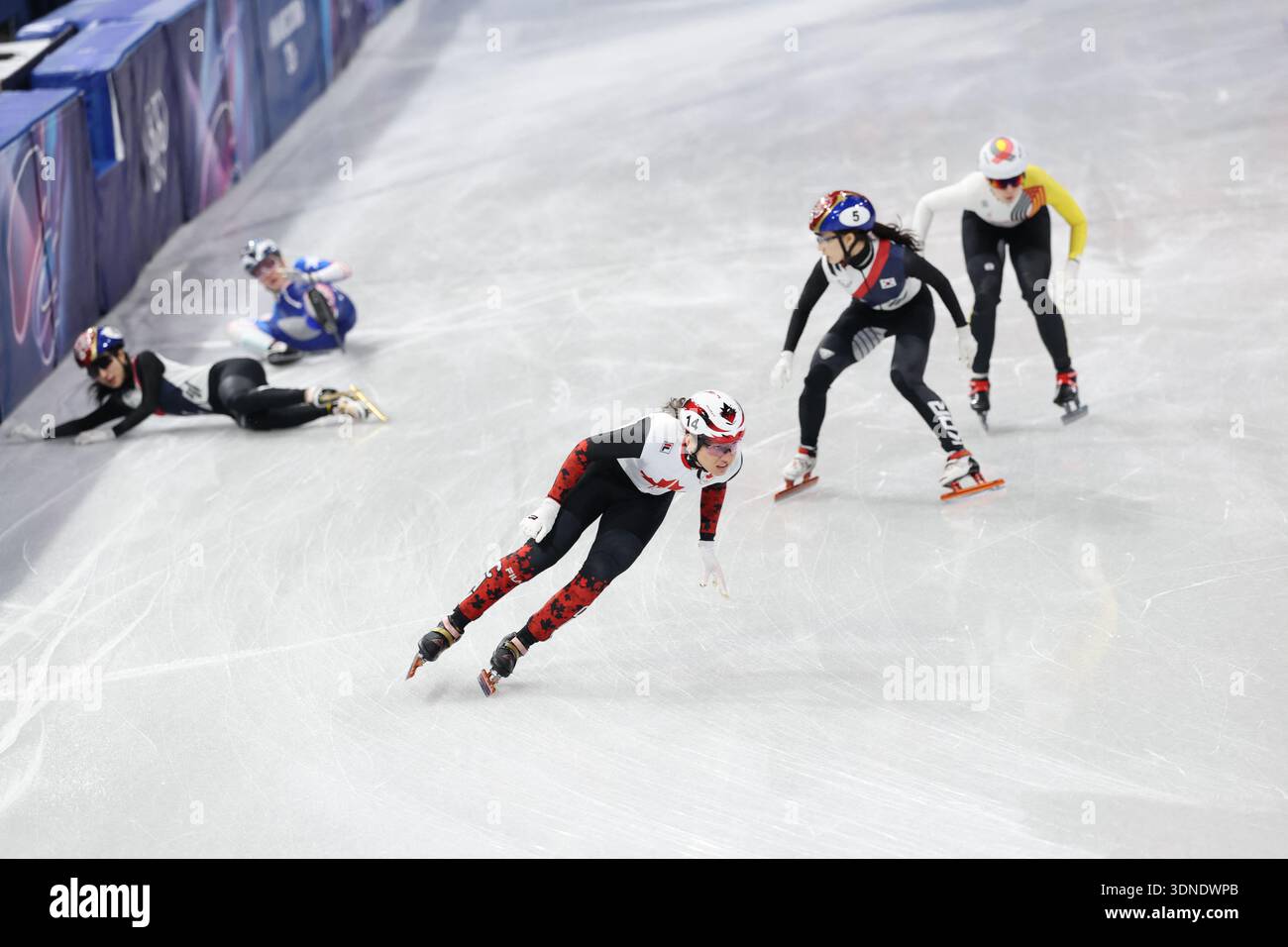 Courtney Sarault #14 of Team Canada during Mixed Team Relay of the ...